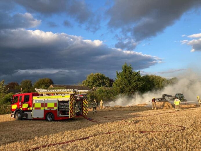 Firefighters tackle blaze in Wilton field | Salisbury And Avon | In ...