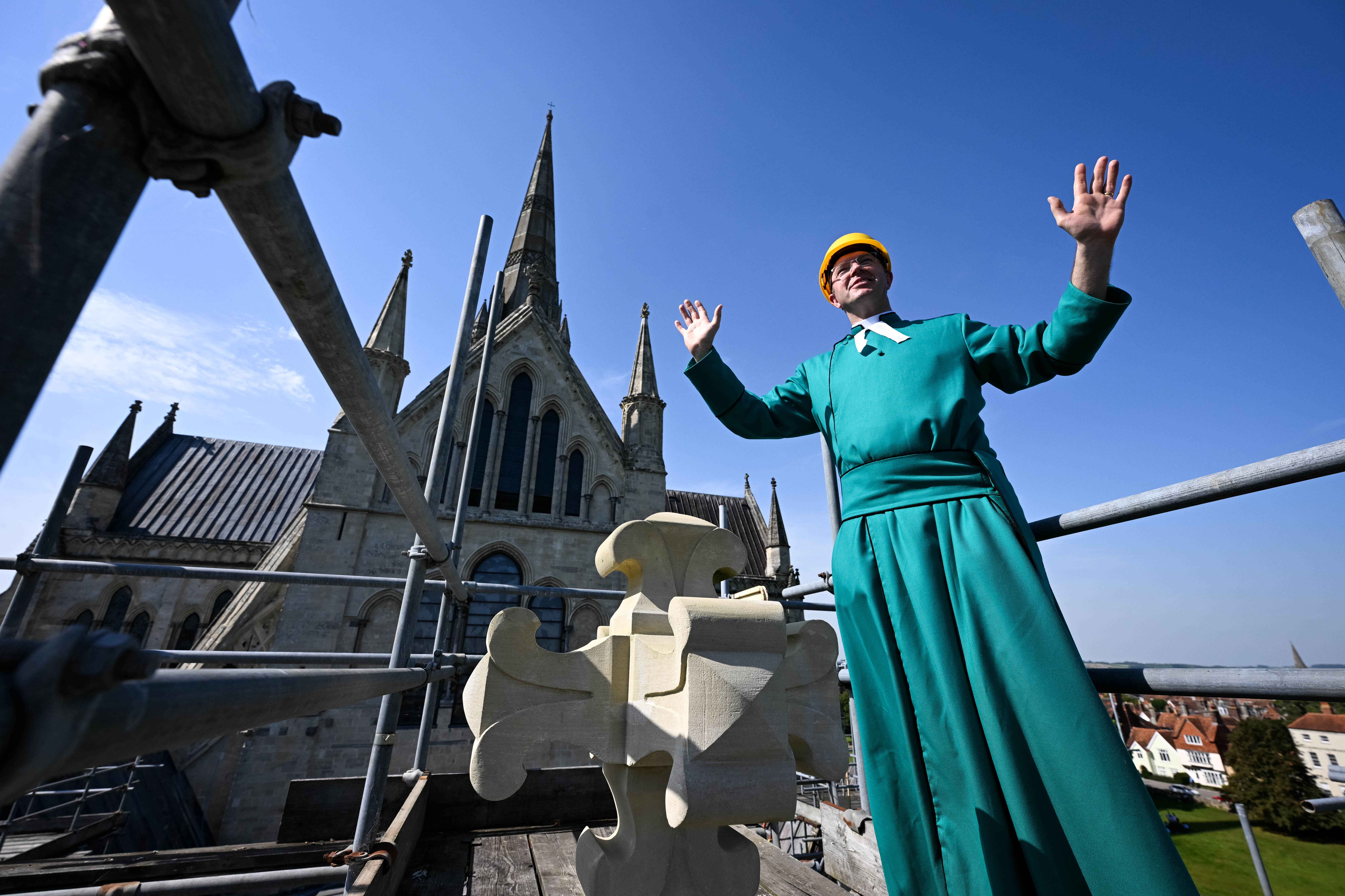 Cannon hits the heights for special Salisbury Cathedral blessing ...
