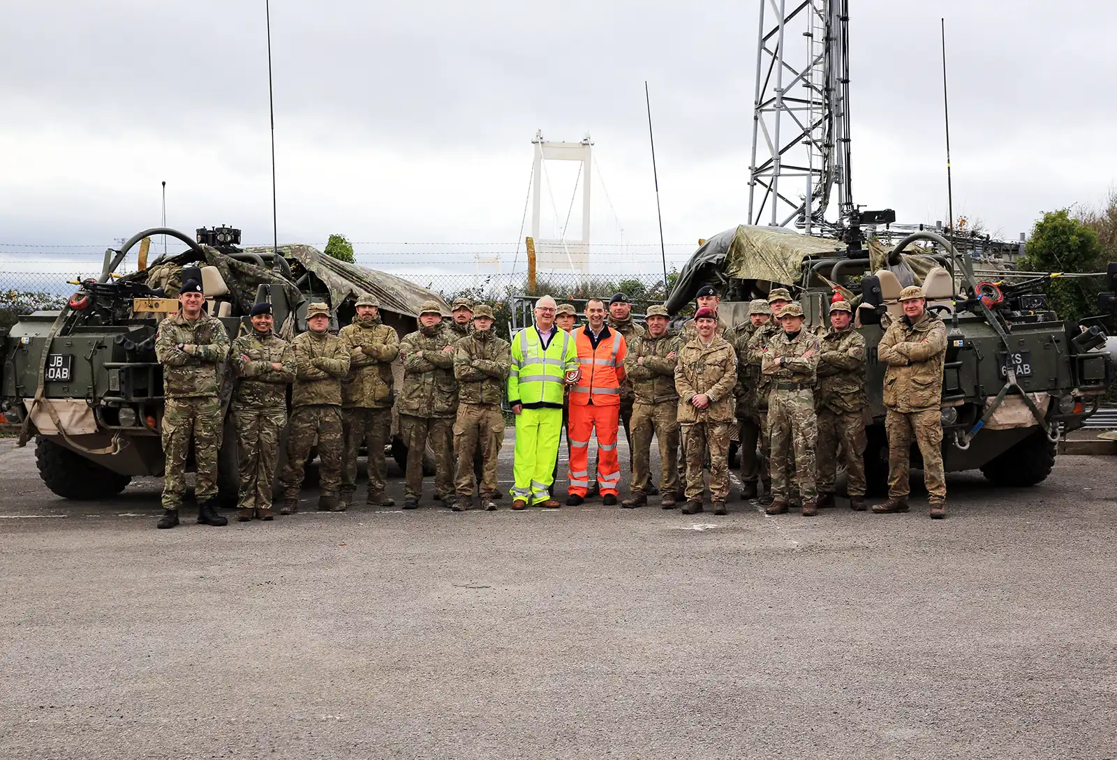 Royal Engineers trade Salisbury for the Severn in bridge visit ...