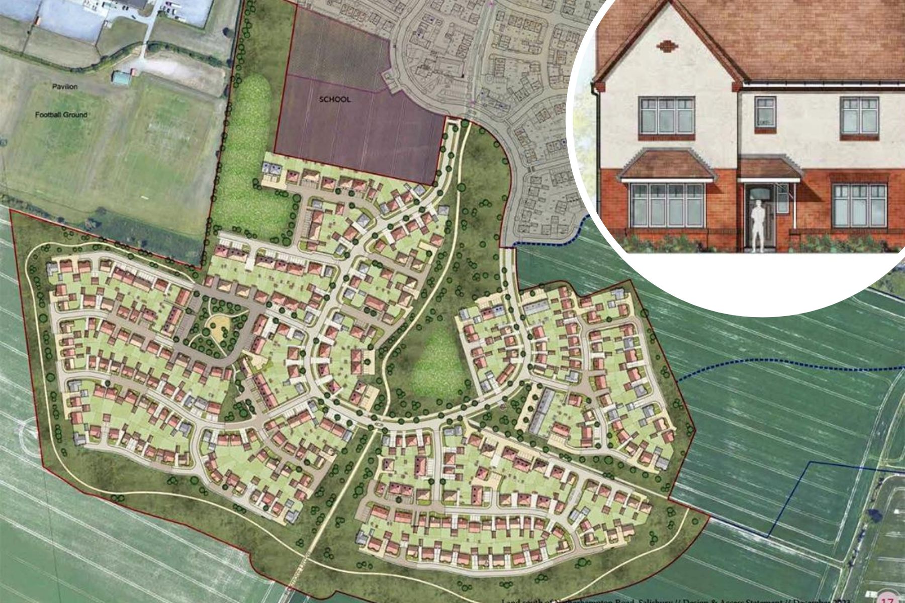 Plans for 406 homes on outskirts of Salisbury submitted | Salisbury And ...