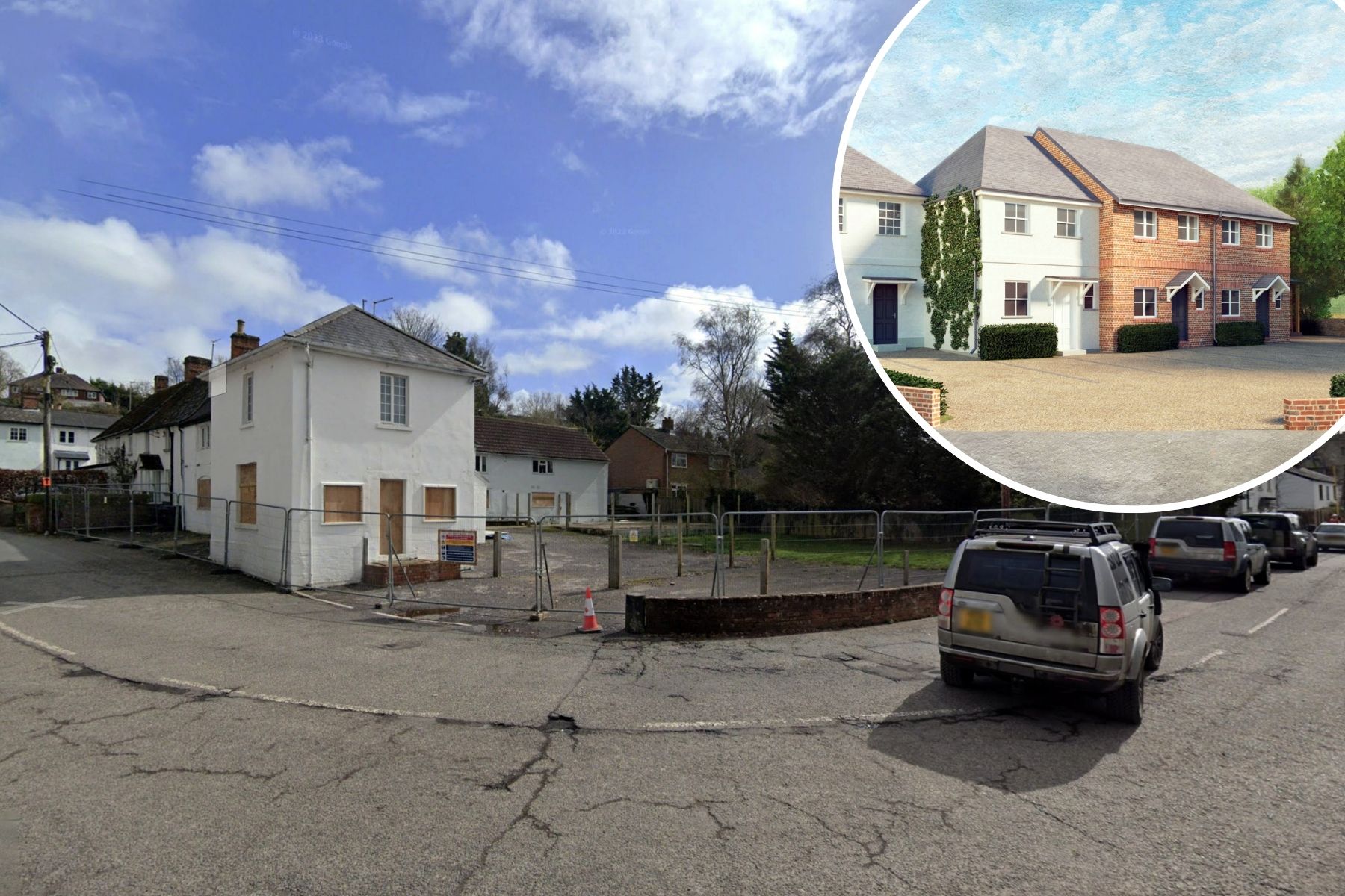 Five homes plan for former Shrewton pub site | Salisbury And Avon | In ...