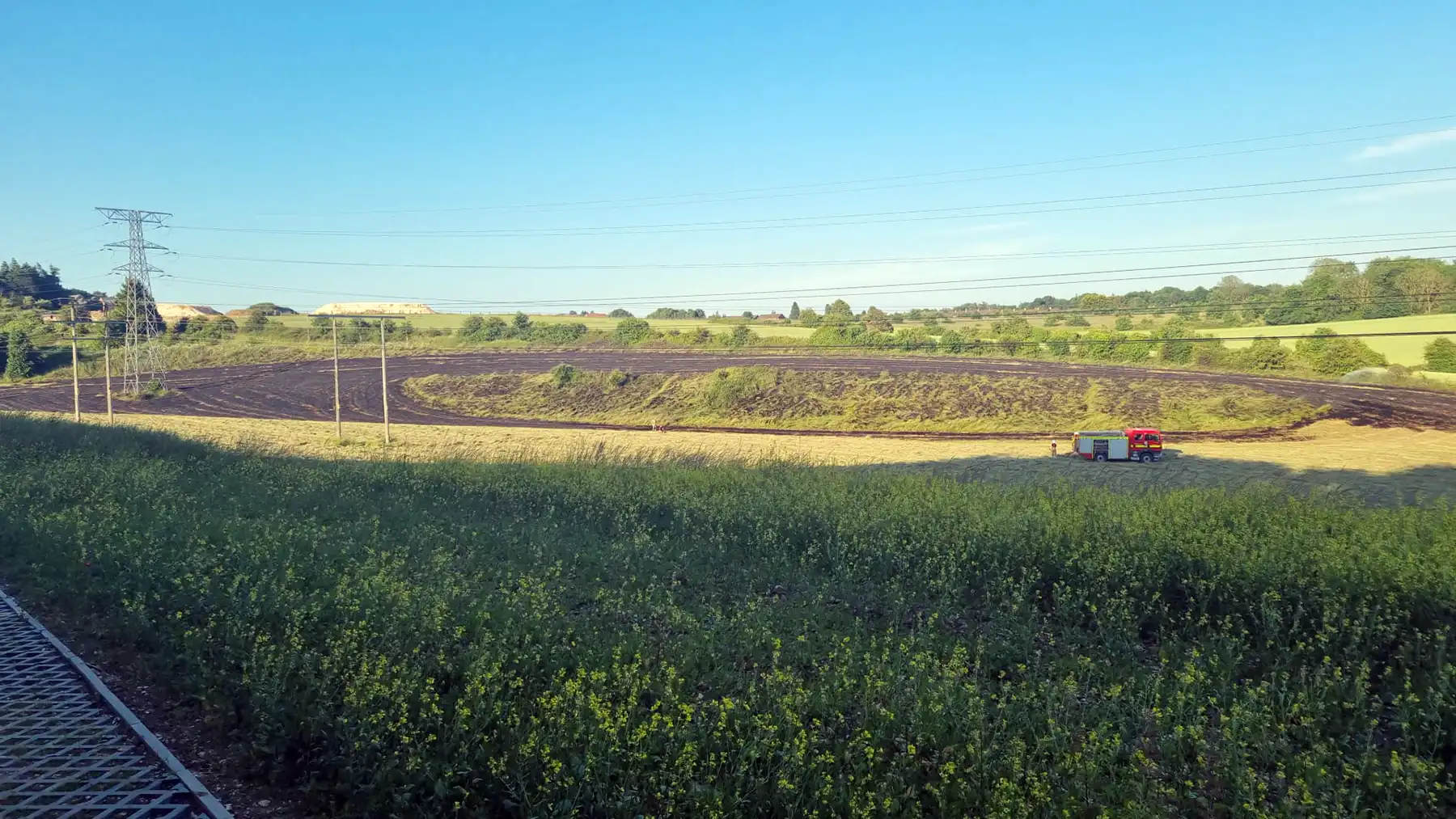 Around 20 firefighters tackle blaze on Bemerton Heath | Salisbury And ...