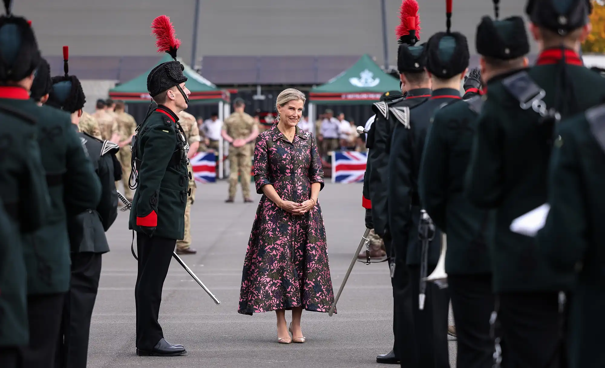 Duchess of Edinburgh welcomes home 5 Rifles to Wiltshire after Estonia ...