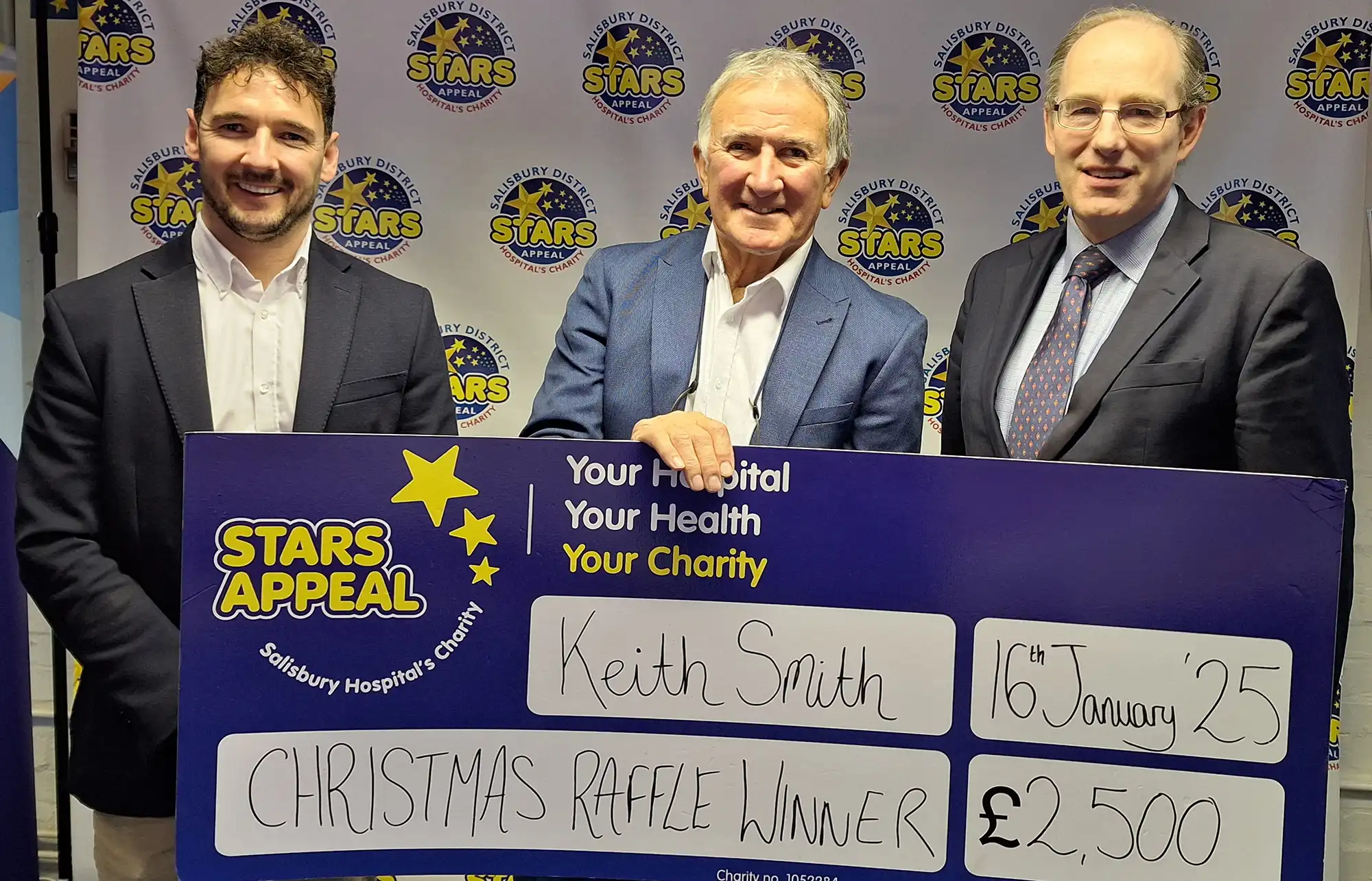 Salisbury man scoops £2,500 in Stars Appeal Christmas Raffle ...
