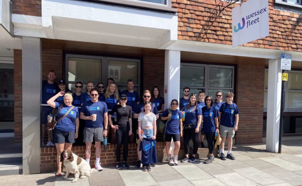 Salisbury youngsters and parents walk 12 miles to support terminally ...