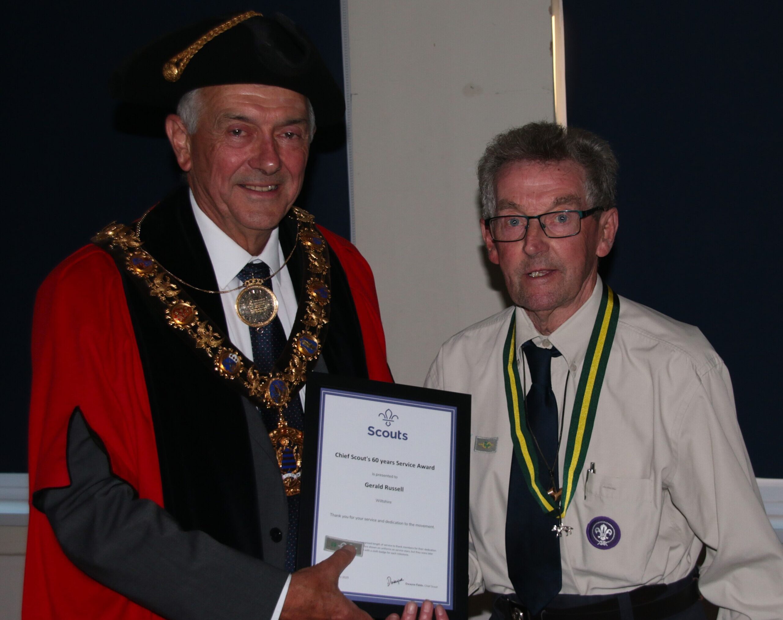 Scout legend celebrated for 60 years of supporting young people ...
